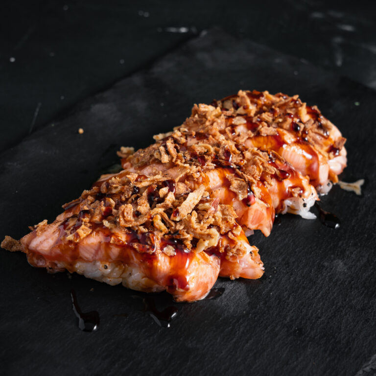 Menu Sushi Saumon tataki x8 – Atelier Sushi France
